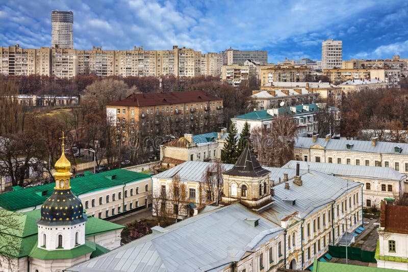 Kiev City - The Capital Of Ukraine Stock Image - Image of famous ...