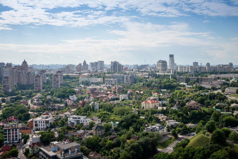 Kiev the Capital of Ukraine Stock Image - Image of business, cloud ...