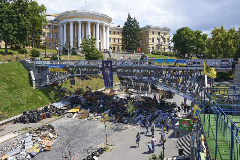 Kiev Maidan After The Revolution Editorial Stock Image - Image of ...
