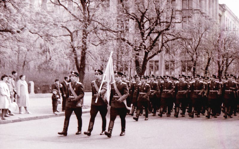 Kiev the May Day Military Parade 1 May 1964 Editorial Photography ...