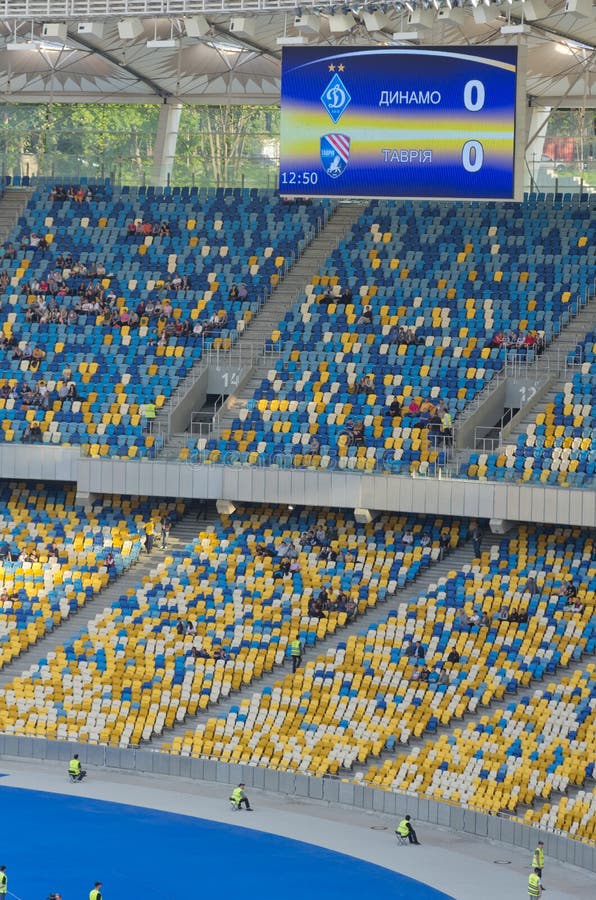 Kiev National Stadium, Ukraine Editorial Stock Image - Image of life ...