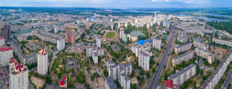 Kiev. Obolon stock photo. Image of podil, dnieper, estate - 94325996