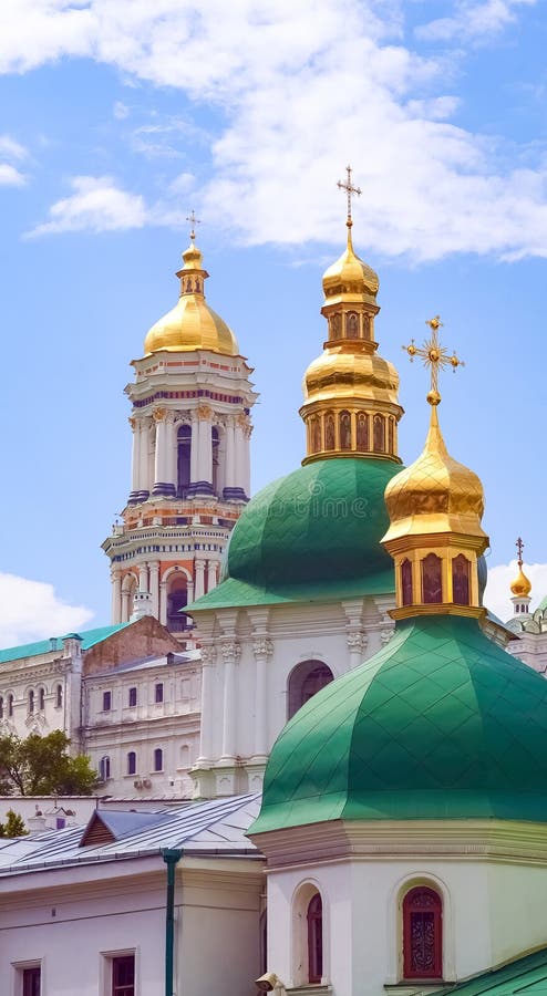 Kiev Pechersk Lavra Orthodox Monastery Stock Image - Image of church ...