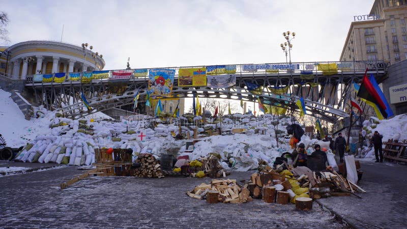 Kiev Protests 2014 editorial stock photo. Image of disillusionment ...