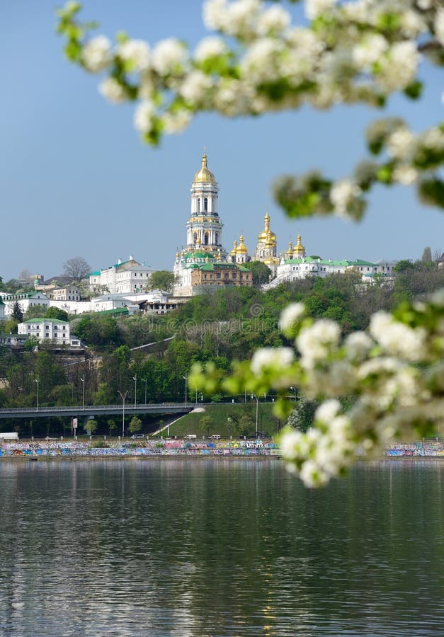 Kiev spring stock photo. Image of kiev, flowers, historical - 40041696