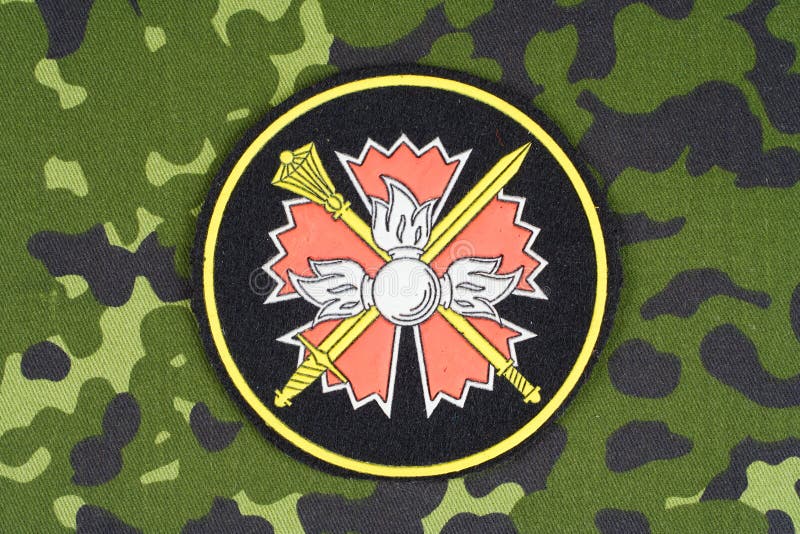 KIEV, UKRAINE - August 19, 2015. Main Intelligence Directorate Russia ...