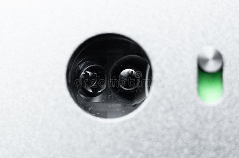 Kiev, Ukraine - January 24, 2020: Laser Sensor and on / Off Button on ...