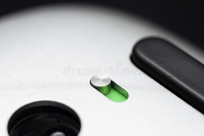 Kiev, Ukraine - January 24, 2020: Laser Sensor and on / Off Button on ...