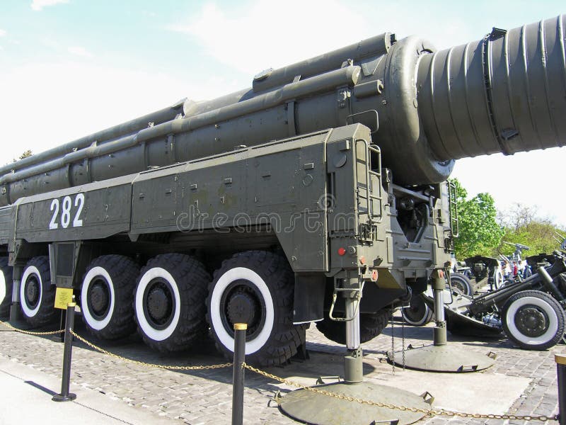 Soviet Mobile Ground Missile System with a Solid-propellant Two-stage ...