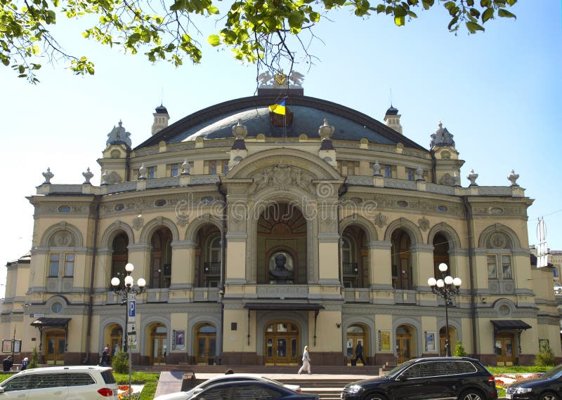 Kiev Opera House in Ukraine Editorial Image - Image of capital, ancient ...