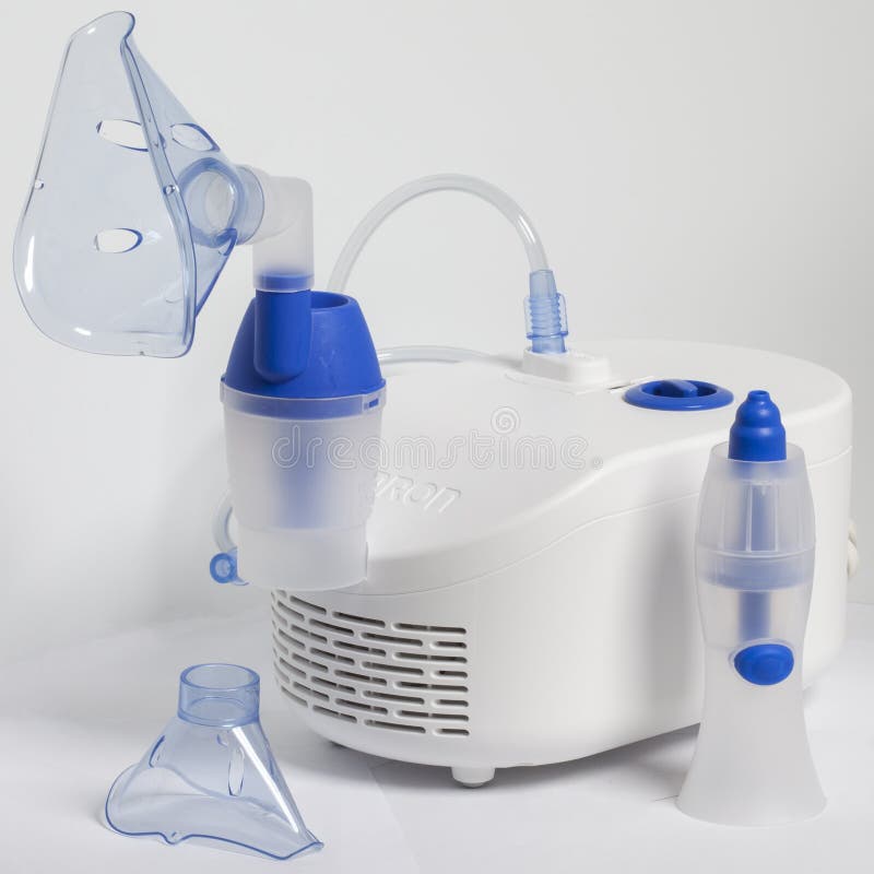 KIEV, UKRAINE - September 24, 2019: Nebulizer Omron Inhalation Device ...