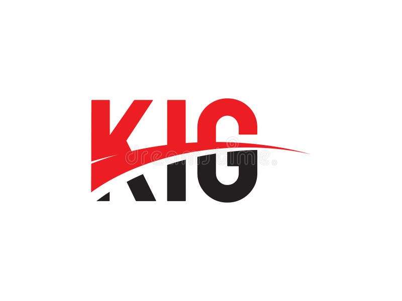 KIG Letter Initial Logo Design Vector Illustration Stock Vector ...