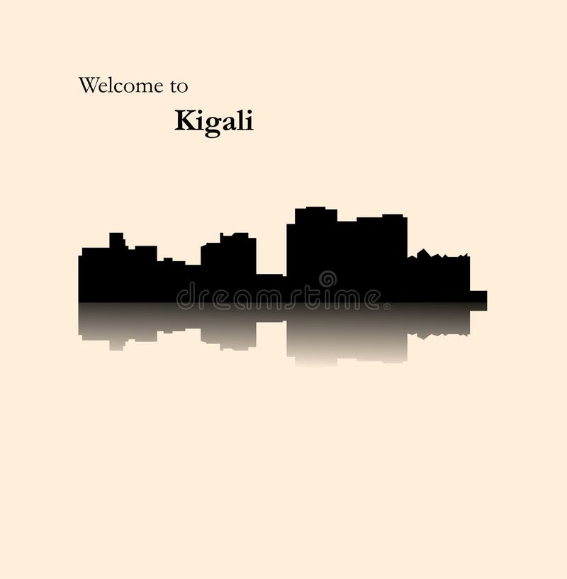 Kigali rwanda ilustración del vector. Ilustración de aislado - 298470700