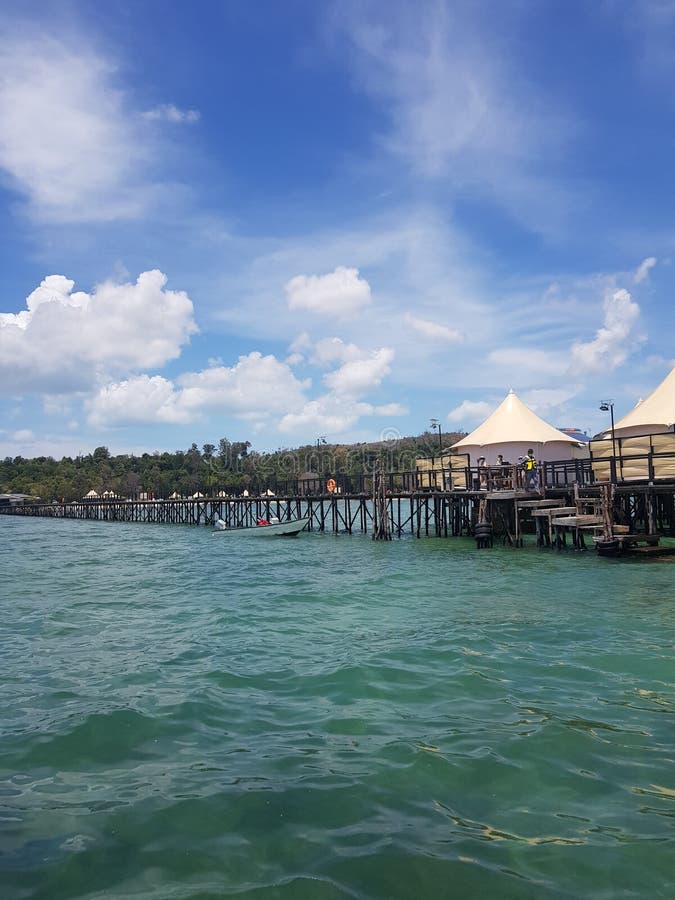 Kiki Beach Resort Summer Vibes Editorial Stock Photo - Image of wave ...