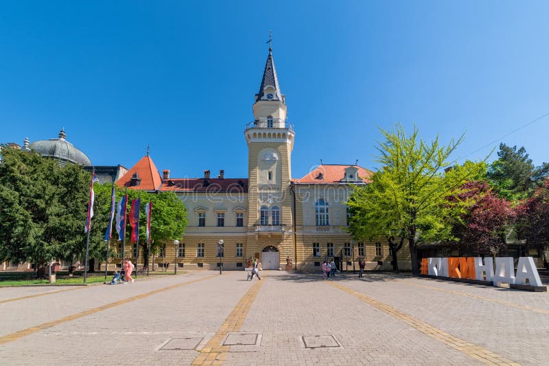 Kikinda City Assembly. City Hall in Kikinda, Serbia. Editorial Stock ...