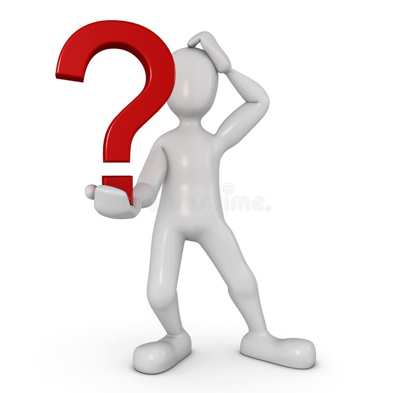 Kiko fraglich stock abbildung. Illustration von hilfe - 19375431