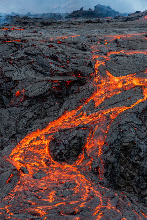 Kilauea Shield Volcano in Hawaii Stock Photo - Image of mountain ...