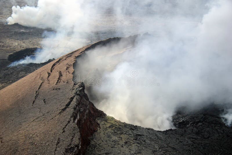 Kilauea Vulkan stockfoto. Bild von vulkan, flüssig, insel - 2798808