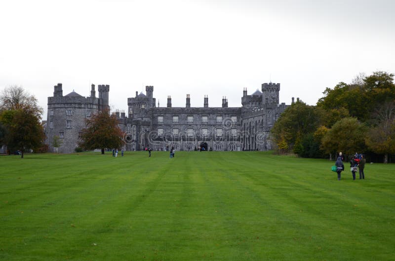 Kilkenny Castle Landscape View from the Garden, Ireland Stock Photo ...