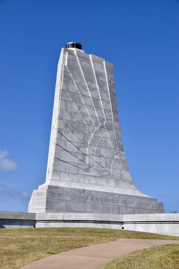 Wright Brothers Monument at Kittyhawk NC. Kill Devil Hills, NC, USA ...