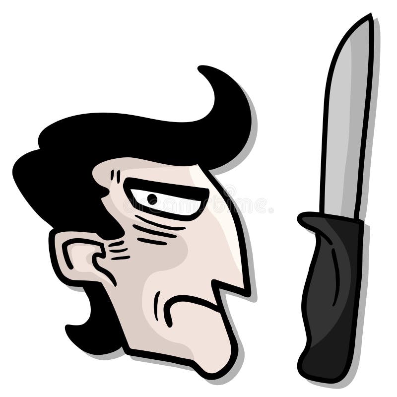 Kill man stock vector. Illustration of puppet, cartoon - 34376540