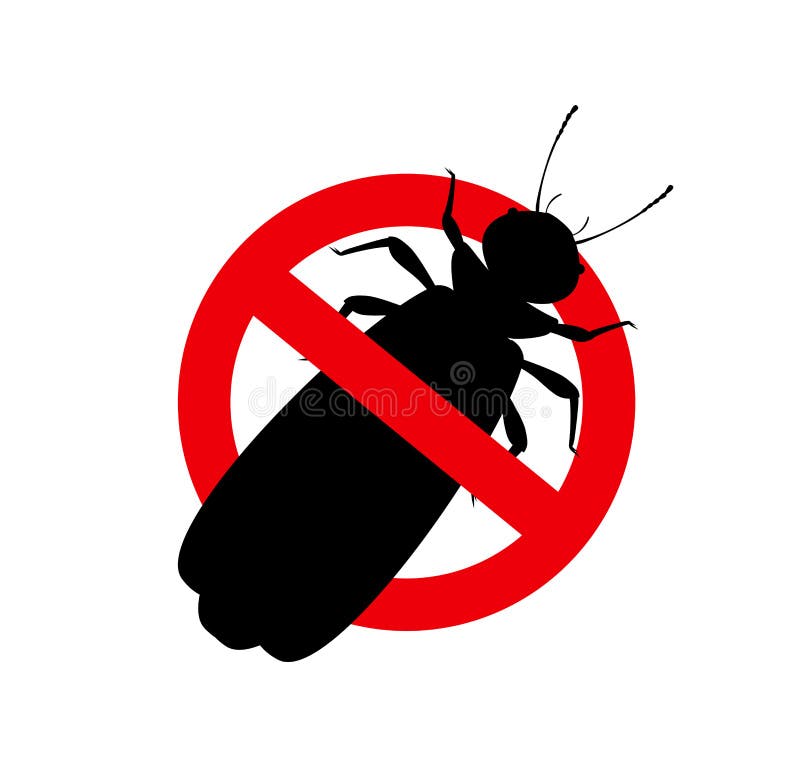 Kill Winged Termites Sign stock vector. Illustration of infestation ...