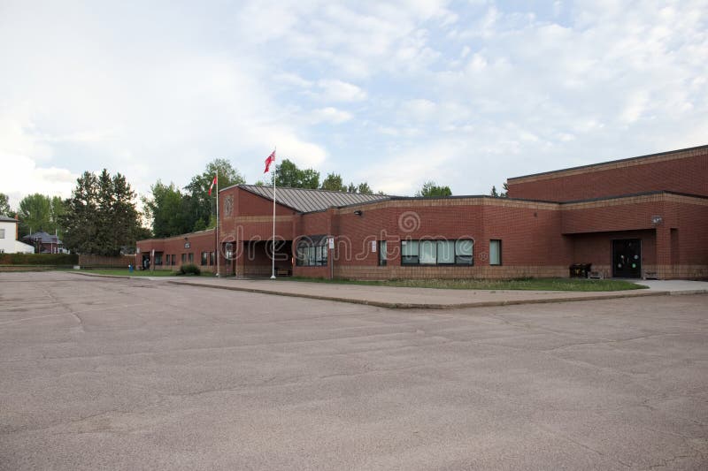Killaloe Public Elementry School Front of School View Stock Image ...