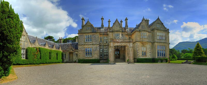 Killarney Castle- Front View Stock Photo - Image of fortress, middle ...