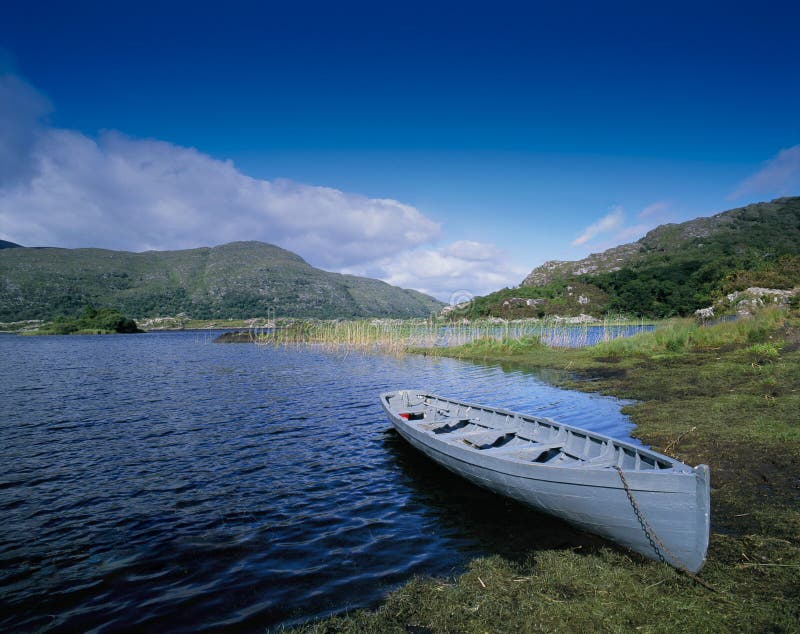 Killarney National Park, Ireland Stock Image - Image of kerry, boat ...