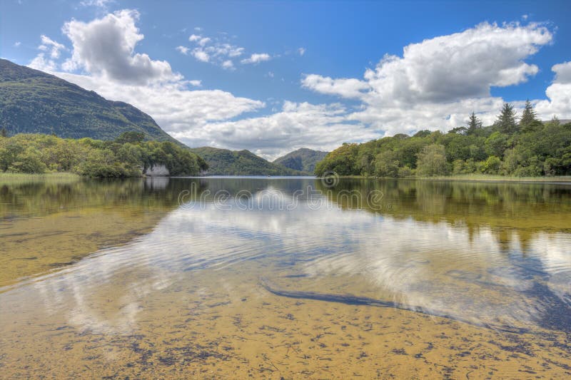 Killarney S Lake in National Park - Ireland. Stock Image - Image of ...