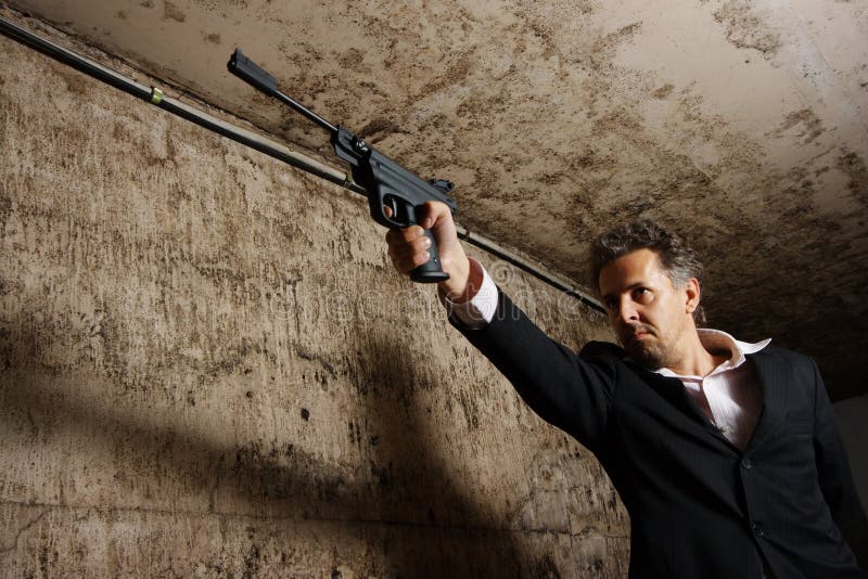 Gangster stock photo. Image of angry, killer, outlaw, killing - 1656246