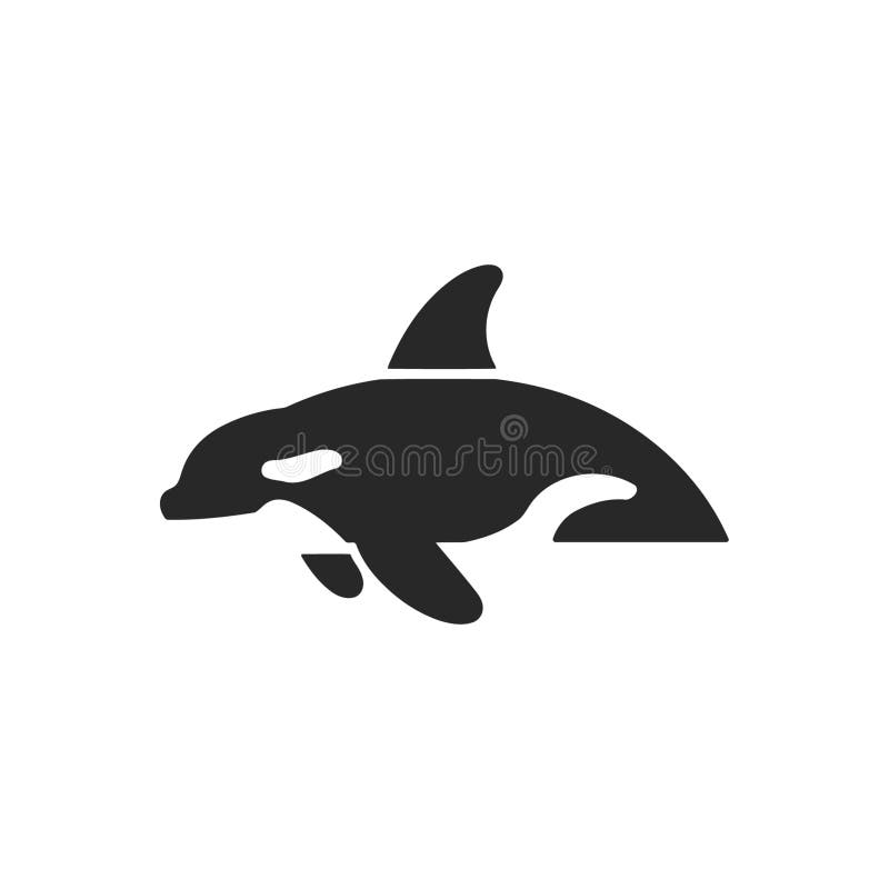 Killer Whale Icon stock vector. Illustration of marine - 361759968