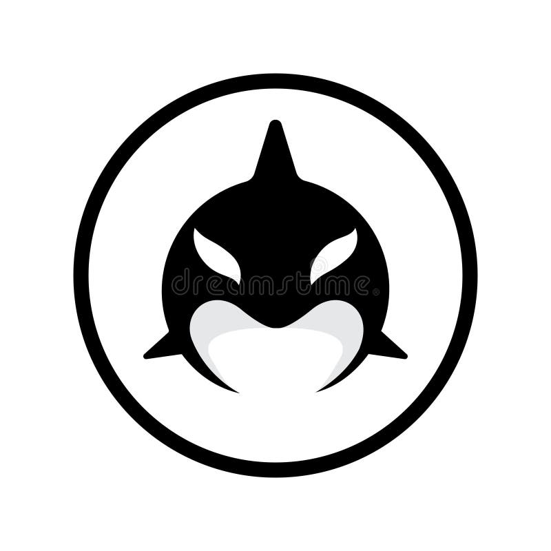 Killer Whale Orca Logo Vector Stock Vector - Illustration of tail ...