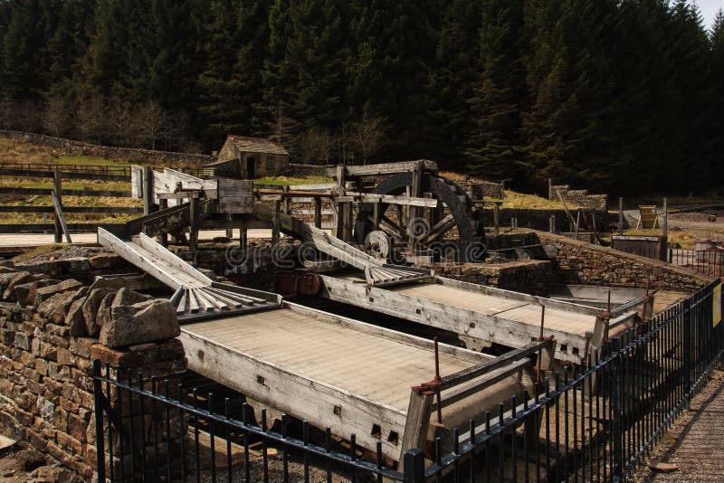 Killhope lead mine museum stock photo. Image of haritage - 82234148