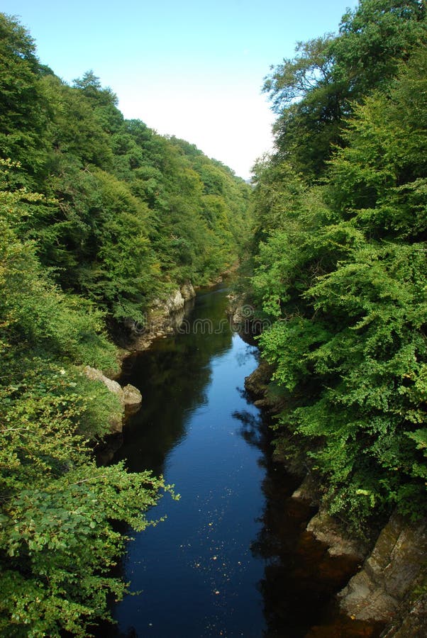 Killiecrankie stock photo. Image of shade, water, chasm - 26867866