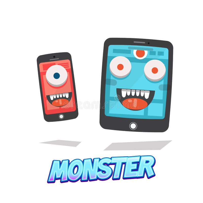 Killing the monster stock illustration. Illustration of colour - 68120714
