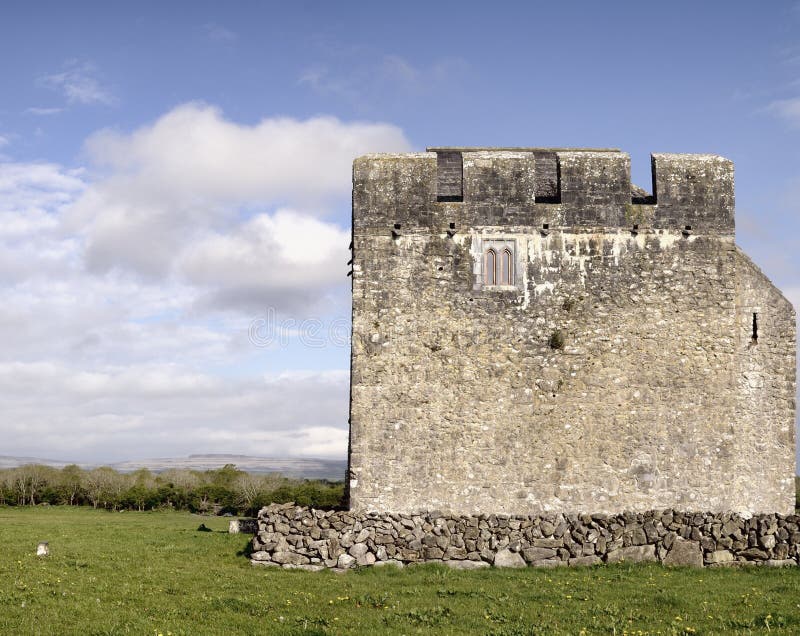 Kilmacduagh monastery stock image. Image of history, building - 25081519