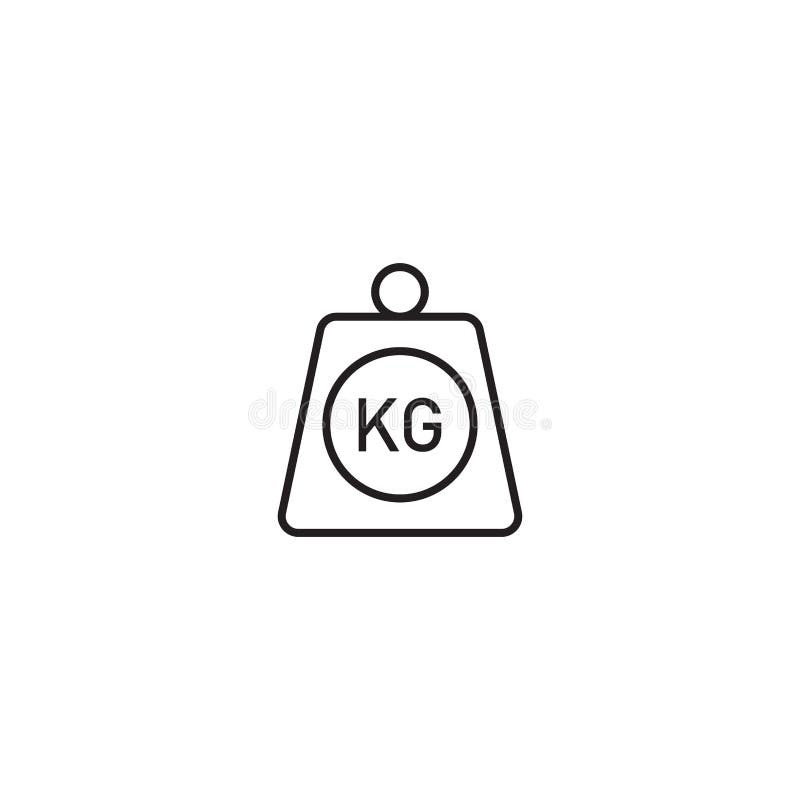Kilogram Vector Icon Flat Style Isolated On White Background Stock ... Kilogram Vector Icon Flat Style Isolated On White Background Stock ...