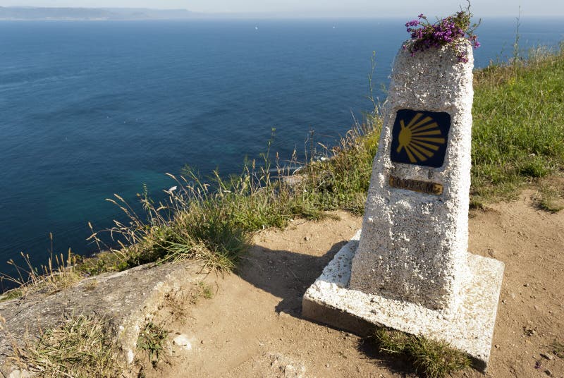 Kilometer Zero stock image. Image of marking, pilgrimage - 28510007