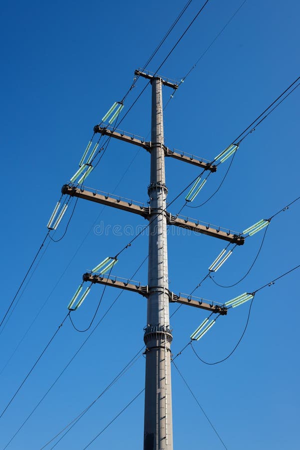 220 Kilovolt Power Line Pylon Stock Image - Image of utility ...