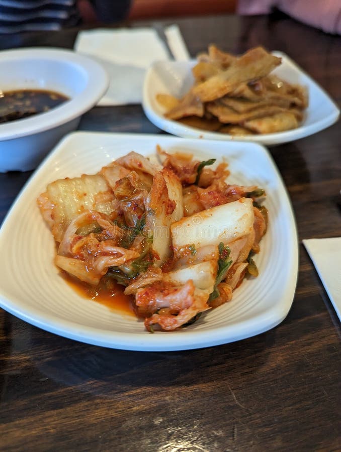 Kim chi appetizer spicy in stock image. Image of restaurant - 262779479