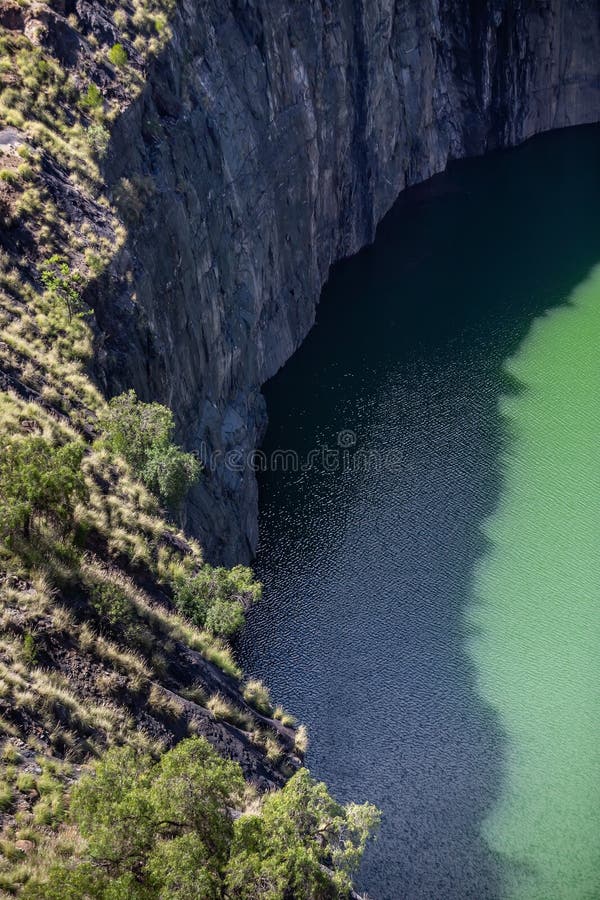 Kimberley Diamond Mine Big Hole Stock Image - Image of color, angle ...