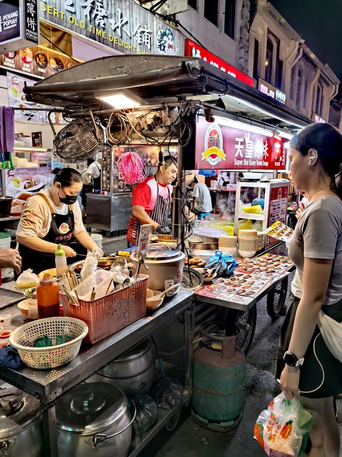 Kimberly Night Market, Georgetown, Penang, Malaysia. Editorial Stock ...