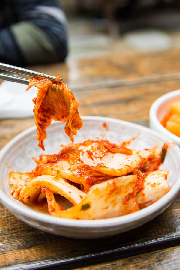 Kimchi foto de archivo. Imagen de caliente, cierre, fermentado - 83907962