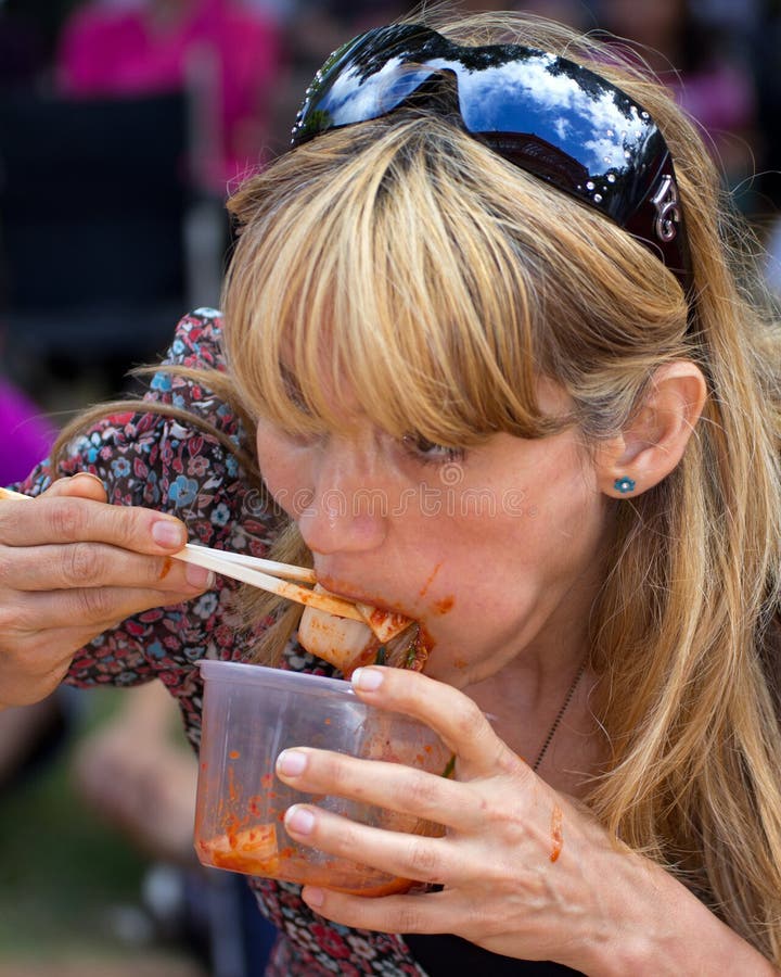 Kimchi Contest editorial stock photo. Image of park, leffanta - 20295053