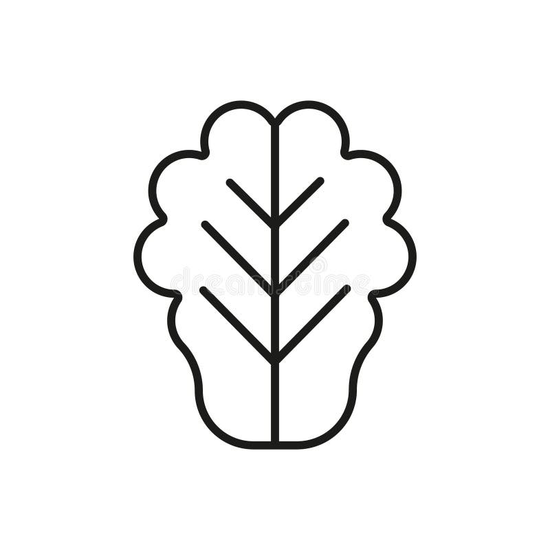 Kimchi Icon Flat Line Symbol Set Stock Illustration - Illustration of ...