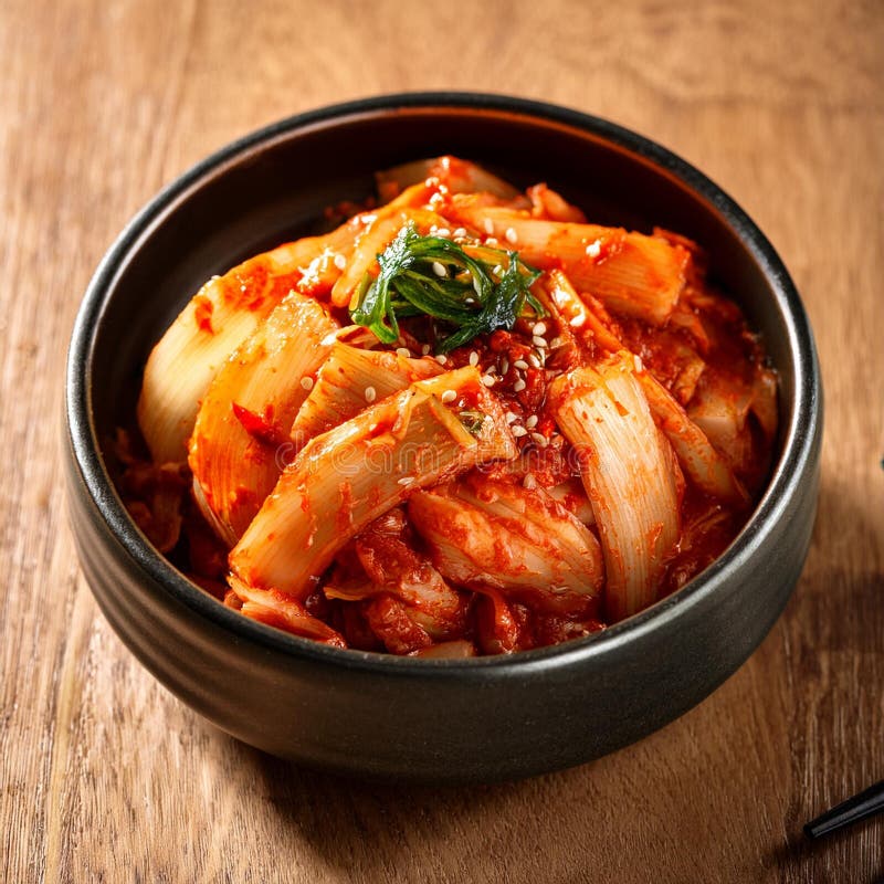Kimchi Side Dish, AI Generated Stock Illustration - Illustration of ...