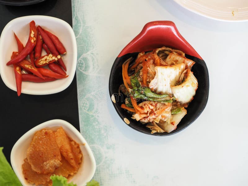 Kimchi, Vegetable Korean Food Stock Photo - Image of cook, nutrition ...