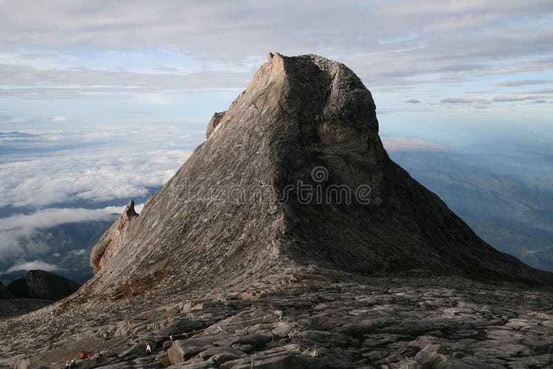 Kinabalu at the top stock image. Image of granite, outdoors - 180283821