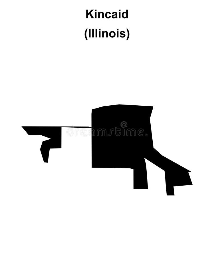 Kincaid Outline Map Stock Illustrations – 2 Kincaid Outline Map Stock ...